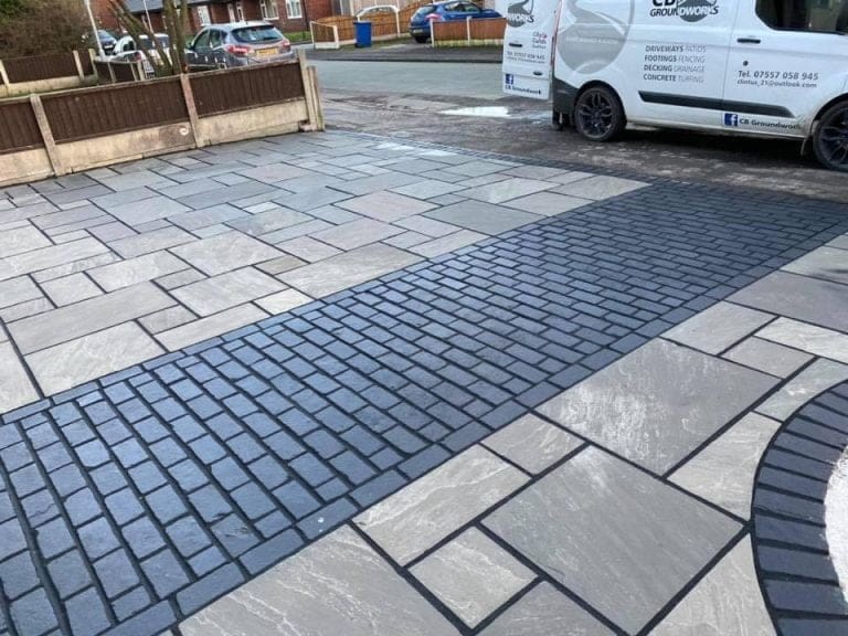 Kandla Grey Riven Mixed 22mm - Sandstone Supplies Uk